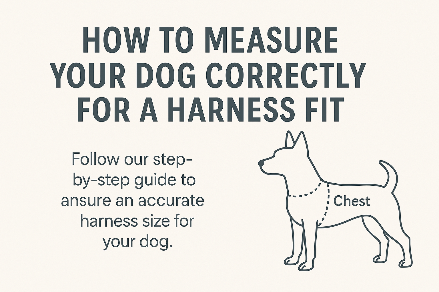 How to Measure a Dog for a Harness Fit | EDH Sizing Guide